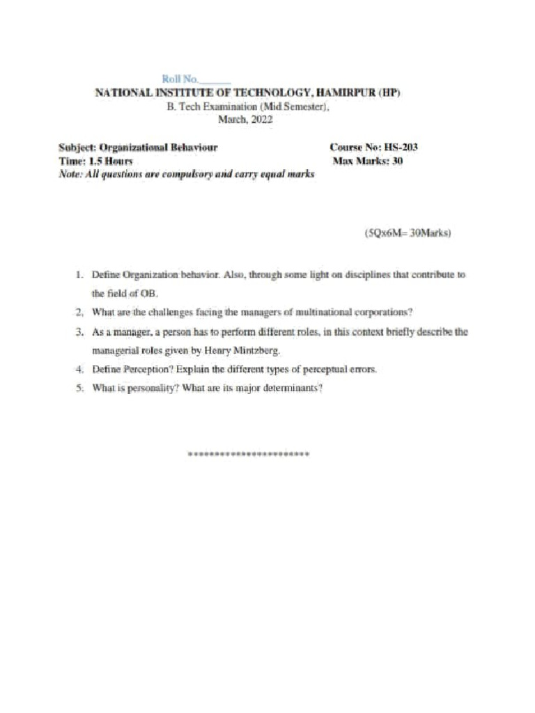 4 TH Semester Mid Question Paper | PDF | Transformer | Rectifier