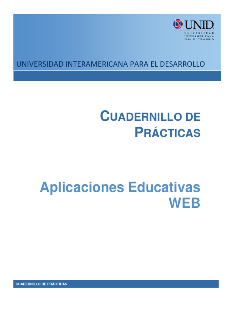 Cuad Aplicaciones Educativas Web | PDF | Página web | HTML