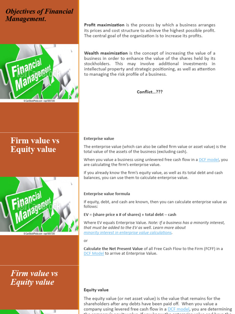 Unit 1 | PDF | Equity (Finance) | Discounted Cash Flow