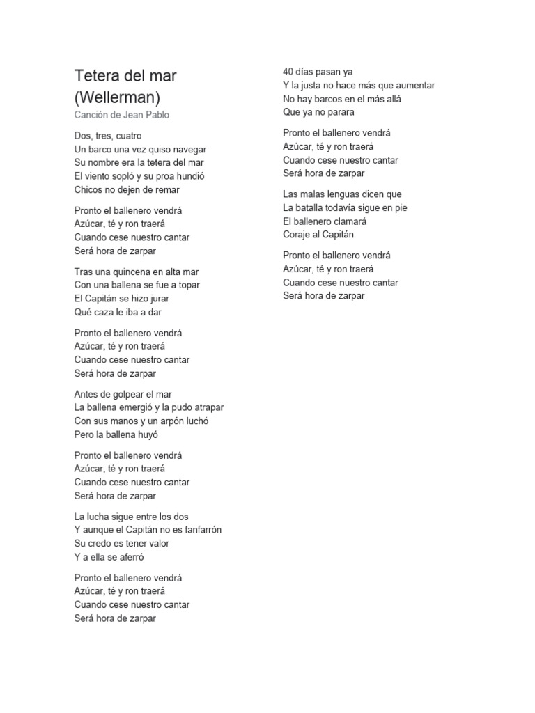 Tetera Del Mar | PDF