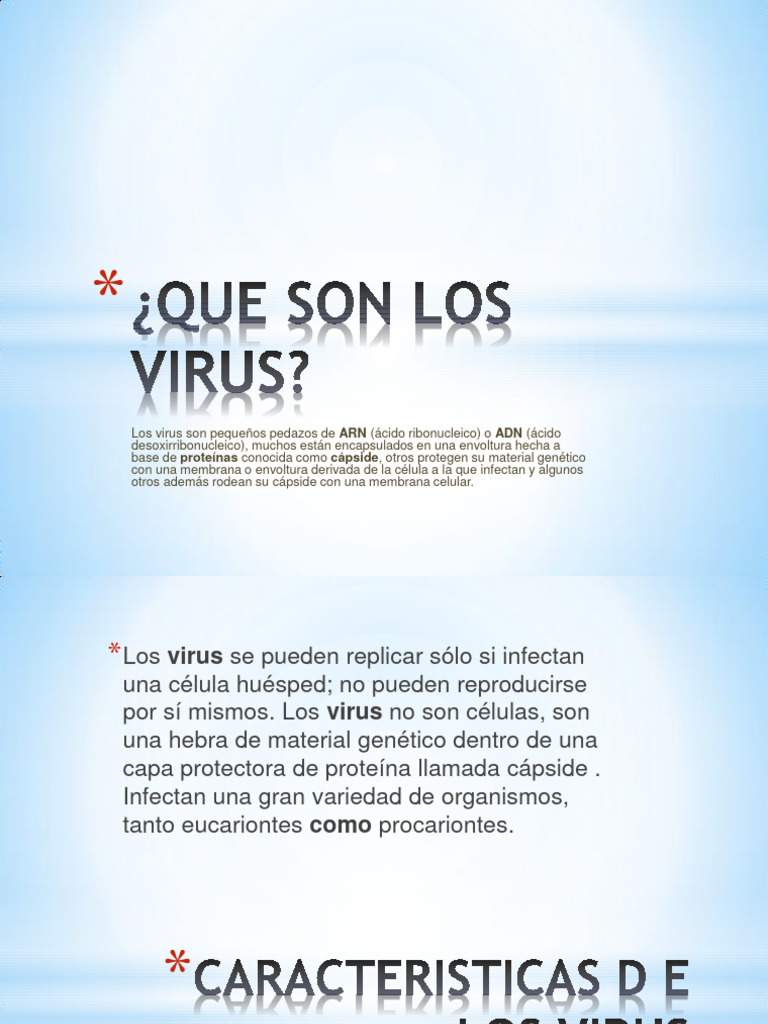 Que Son Los Virus | PDF | Virus | Adn