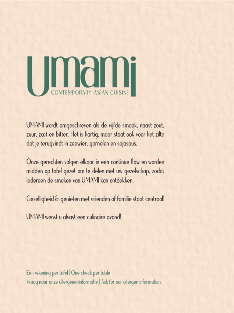 Umami+Menu Website | PDF