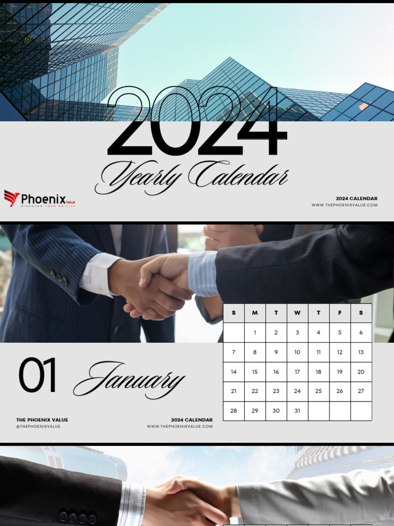 2024 Yearly Calendar Overview | PDF