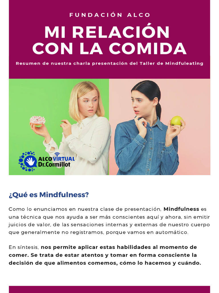 Mi Relación Con La Comida | PDF | Sicología | Conceptos psicologicos
