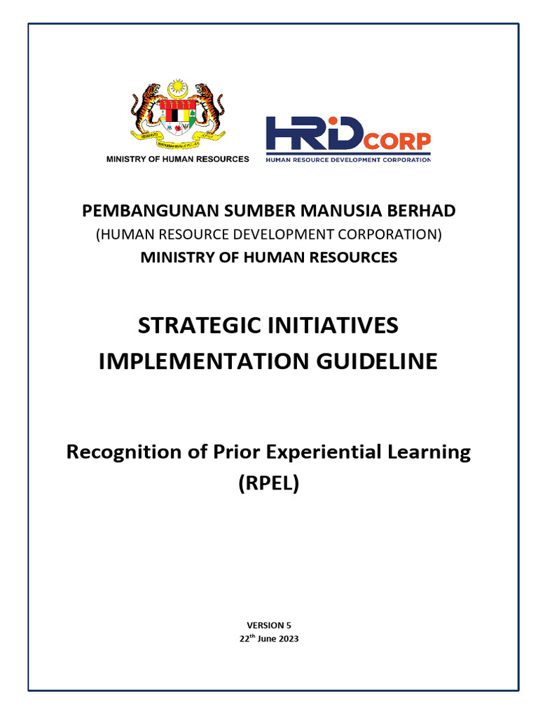 RPEL Guideline 2023 V5 | PDF
