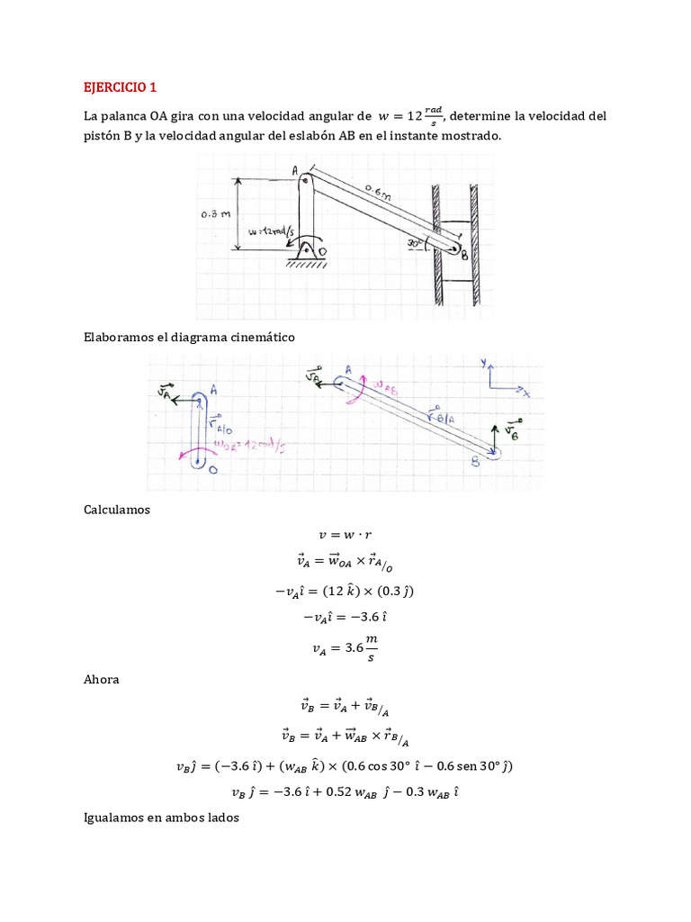 Ejercicios EV. CON. | PDF | Velocidad | Geometría