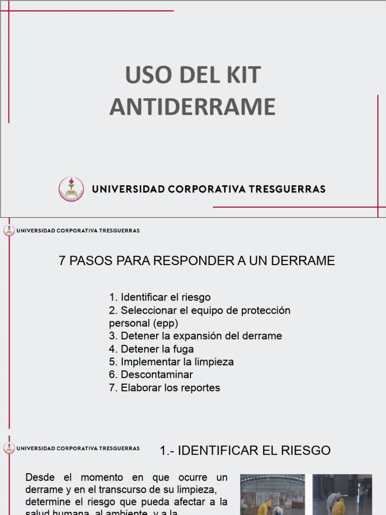 Uso Del Kit Antiderrame | PDF