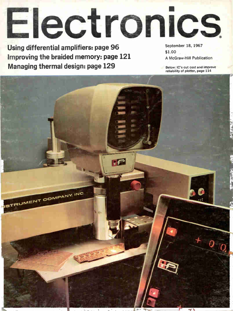Electronics 1967 09 18 | PDF | Resistor | Integrated Circuit