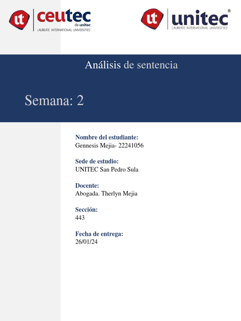 Análisis de sentencia-GM | PDF | Honduras