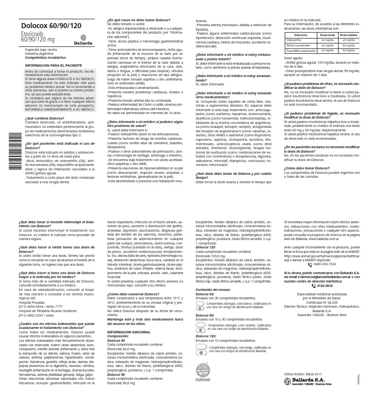 Dolocox Paciente | PDF | Droga anti-inflamatoria libre de esteroides ...