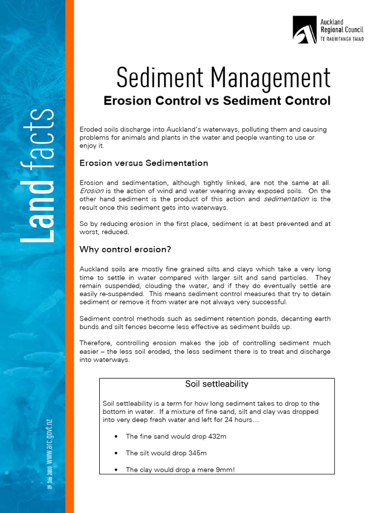 EROSION Vs SEDIMENT ARC FS 2007 | PDF | Sediment | Erosion