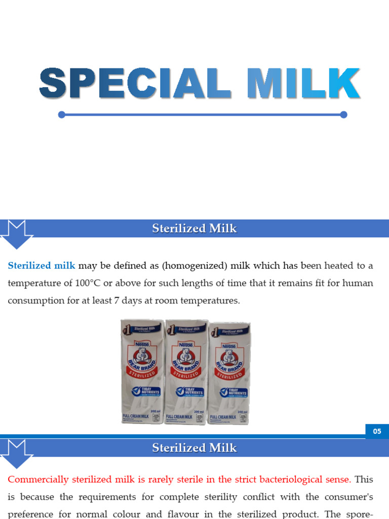 Special milk | PDF | Milk | Yogurt