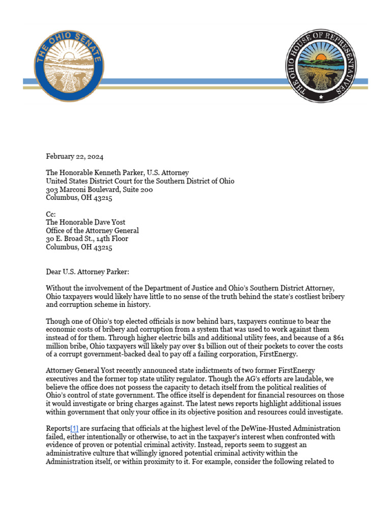 Antonio Russo Letter | PDF | Bribery | Corruption