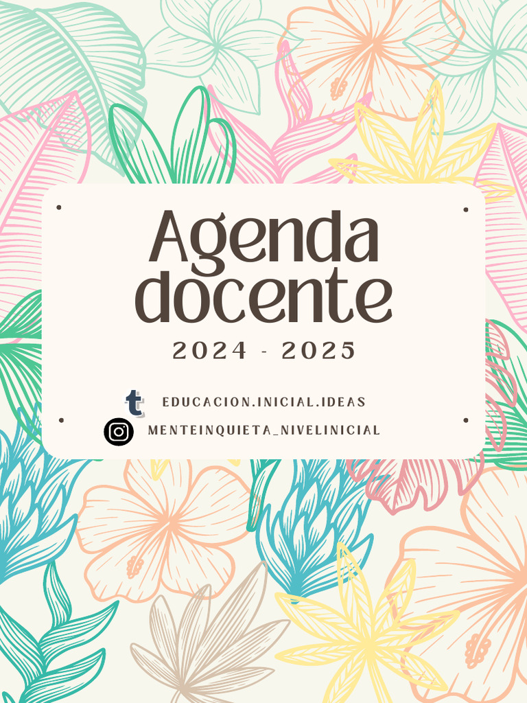 Agenda Docente | PDF