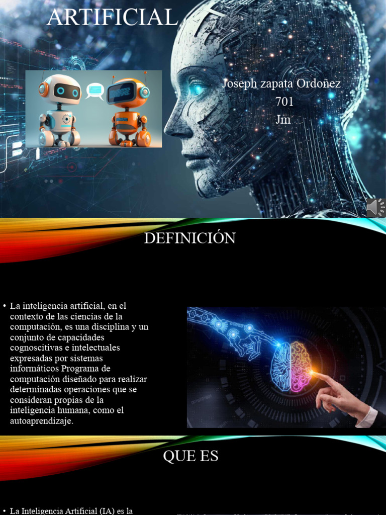 Definición de Inteligencia Artificial | PDF | Inteligencia artificial | Inteligencia (IA) y ...