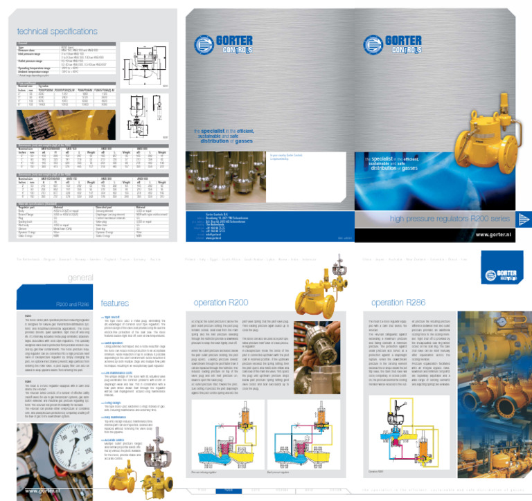 r200 Catalogo | PDF | Valve | Gas Technologies