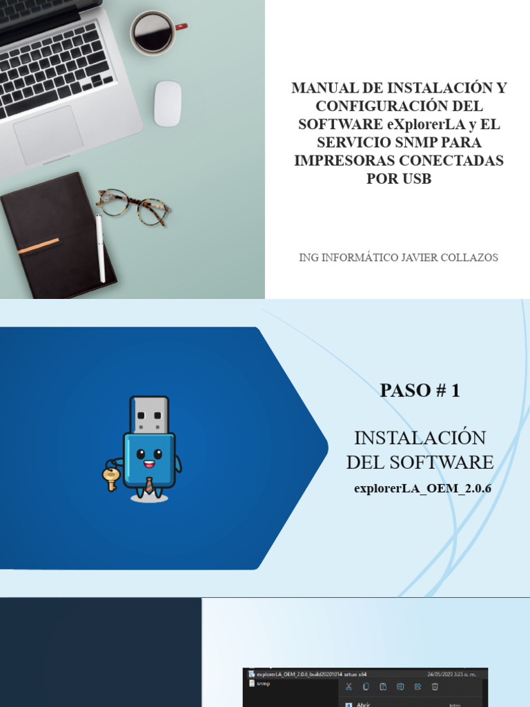 Manual Instalación de Software explorerLA y Su Configuración | PDF ...