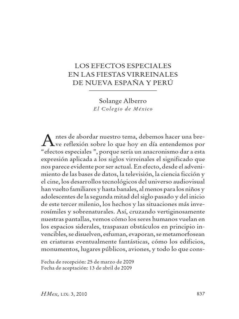 ALBERRO-Efectos-especiales | PDF | Milagro | Nueva españa
