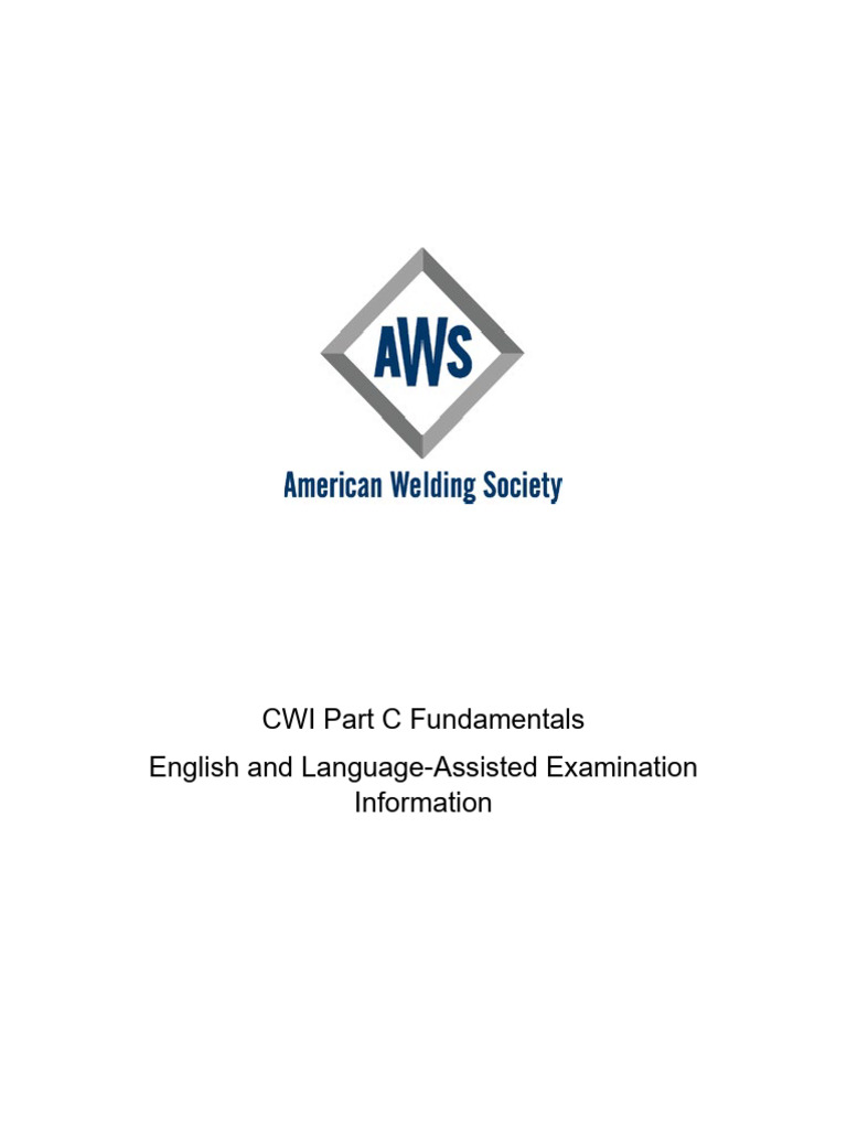 CWI Part C Exam Overview and Guidelines | PDF | Multiple Choice ...