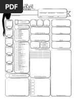 Condensed NPC Character Sheet 5E | PDF