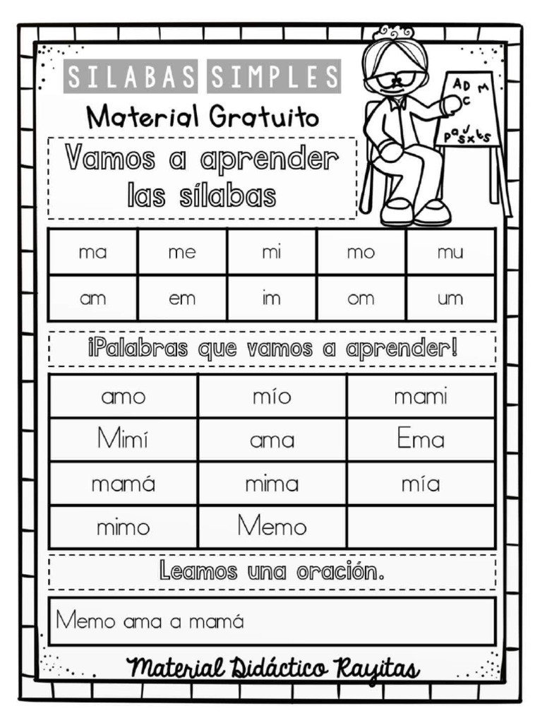Libros Aprendamos Las Silabas | PDF