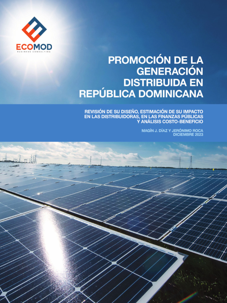 Estudio Plantea Que Se Requiere Ajustar Normativas para Impulsar Generación Con Paneles Solares ...