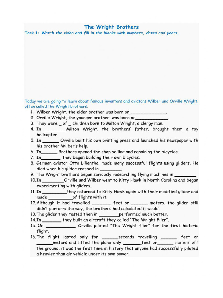 The Wright Brothers | PDF