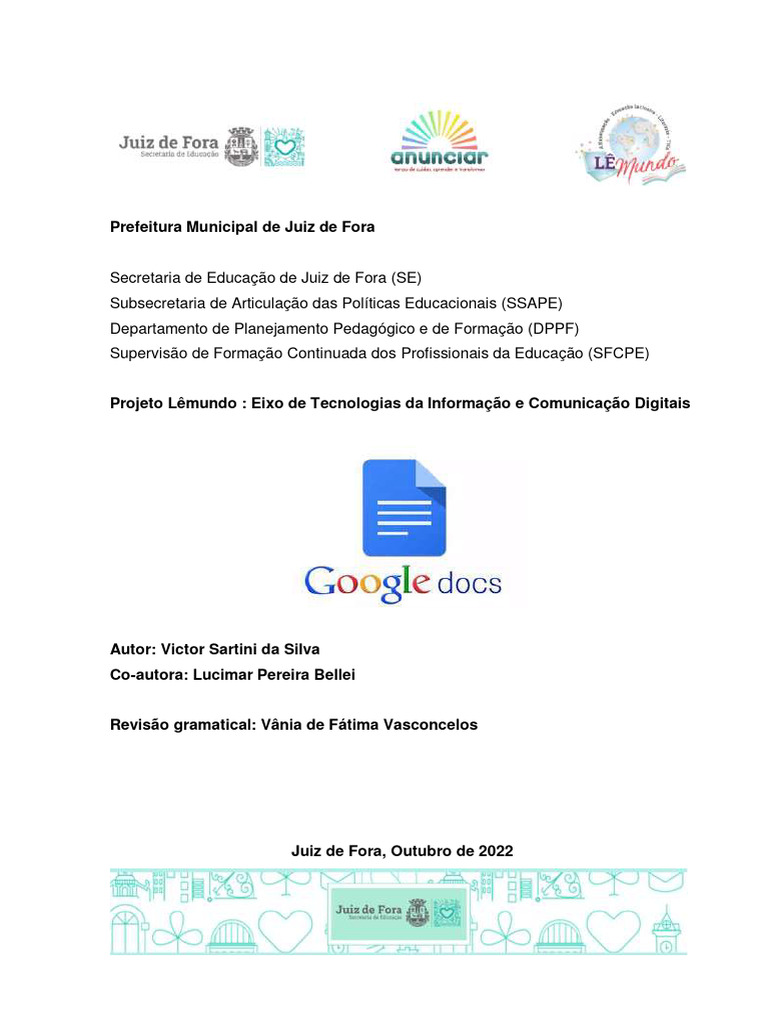 Apostila de Google Documentos | PDF | Aplicativo para celular | Internet