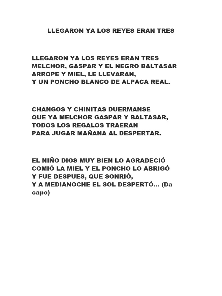 Llegada de los Reyes Magos: Tradición y Regalos | PDF | Religión y espiritualidad