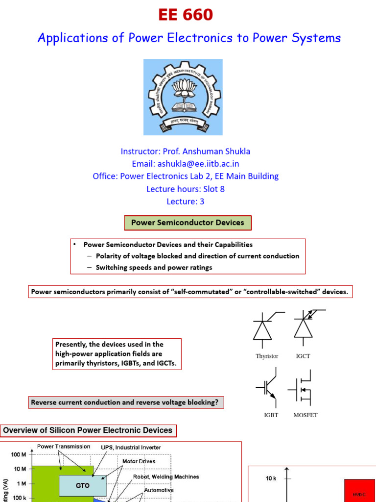 Applications of Power Electronics To Power Systems | PDF | Power ...