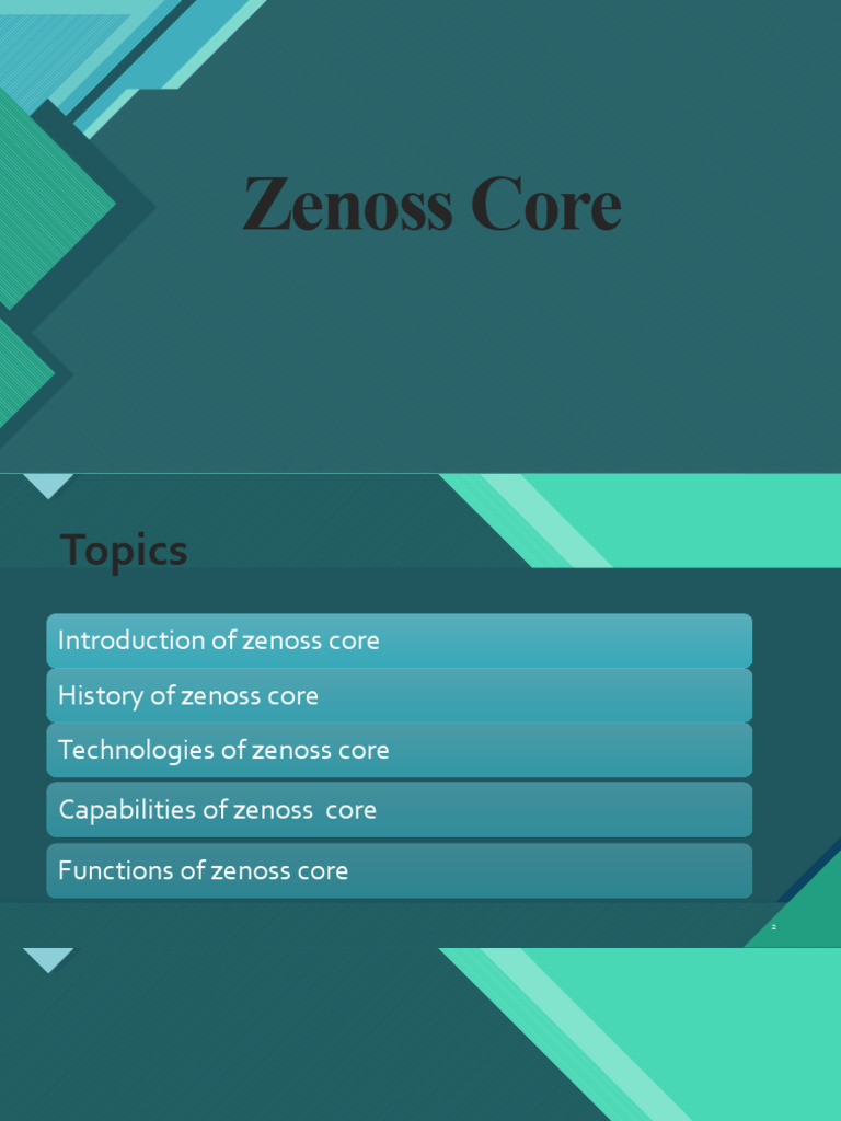 Zenoss Core Seminar Final | PDF | Computing | Information Technology ...