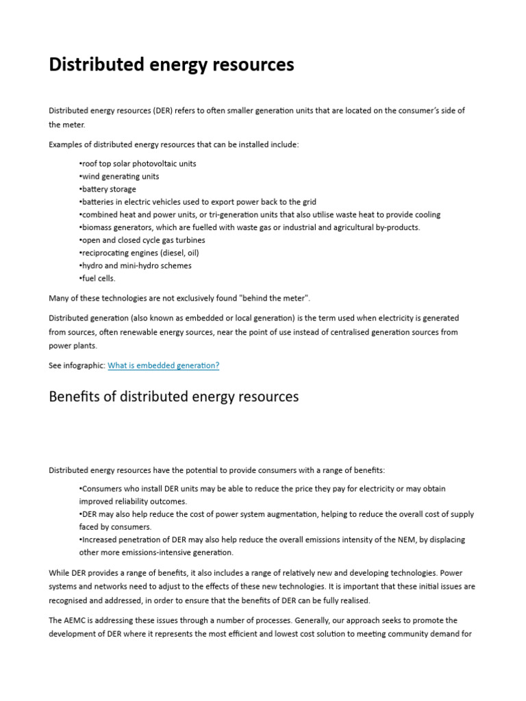 Distributed Energy | PDF | Distributed Generation | Electrical Grid