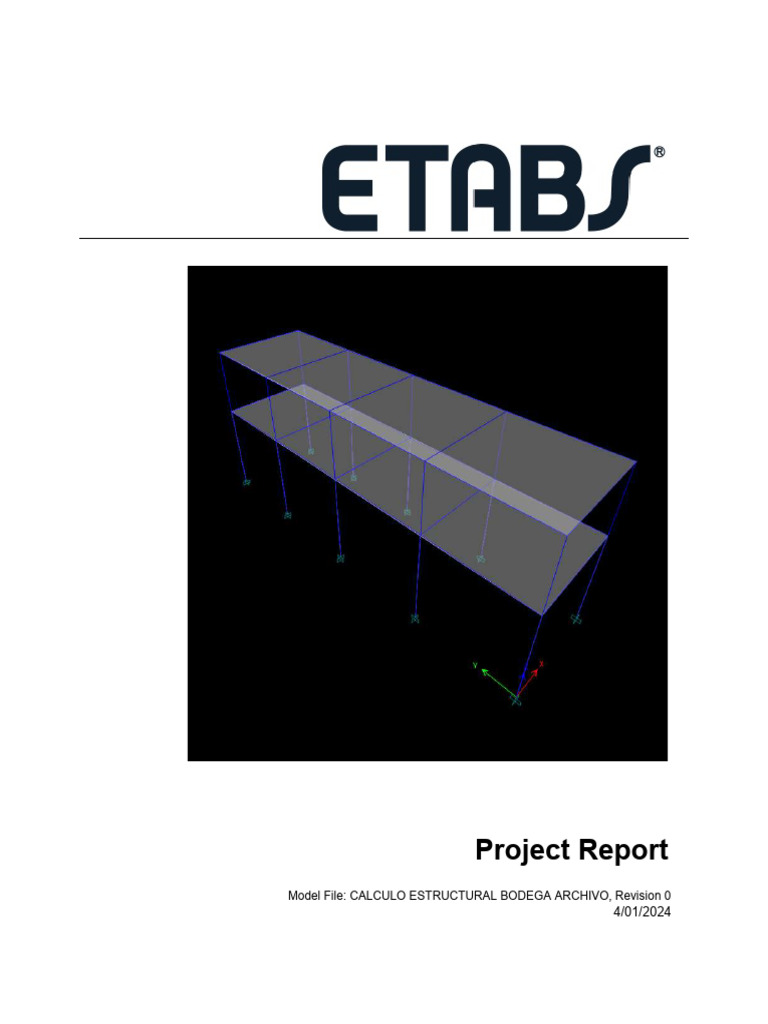 ETABS | PDF | Concrete | Column