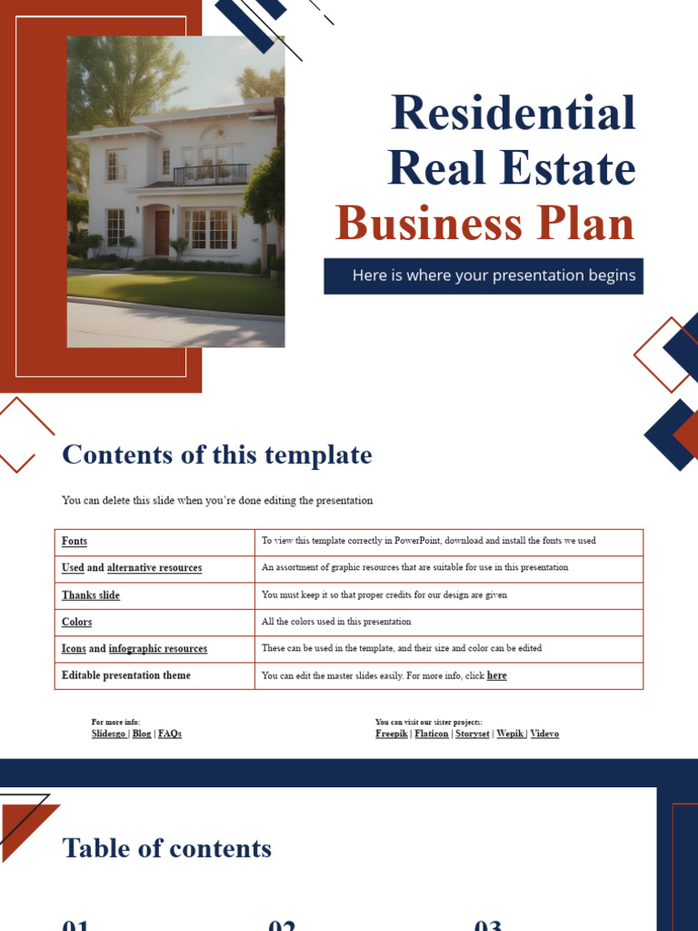 Residential Real Estate Business Plan | PDF | Market Segmentation ...