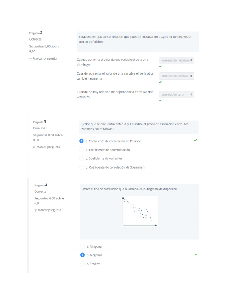 Segundo Cuestionario, ESTADISTICA INFERENCIAL | PDF