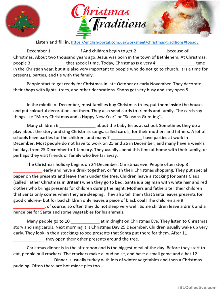 British Christmas Traditions Explained | PDF | Christmas And Holiday ...