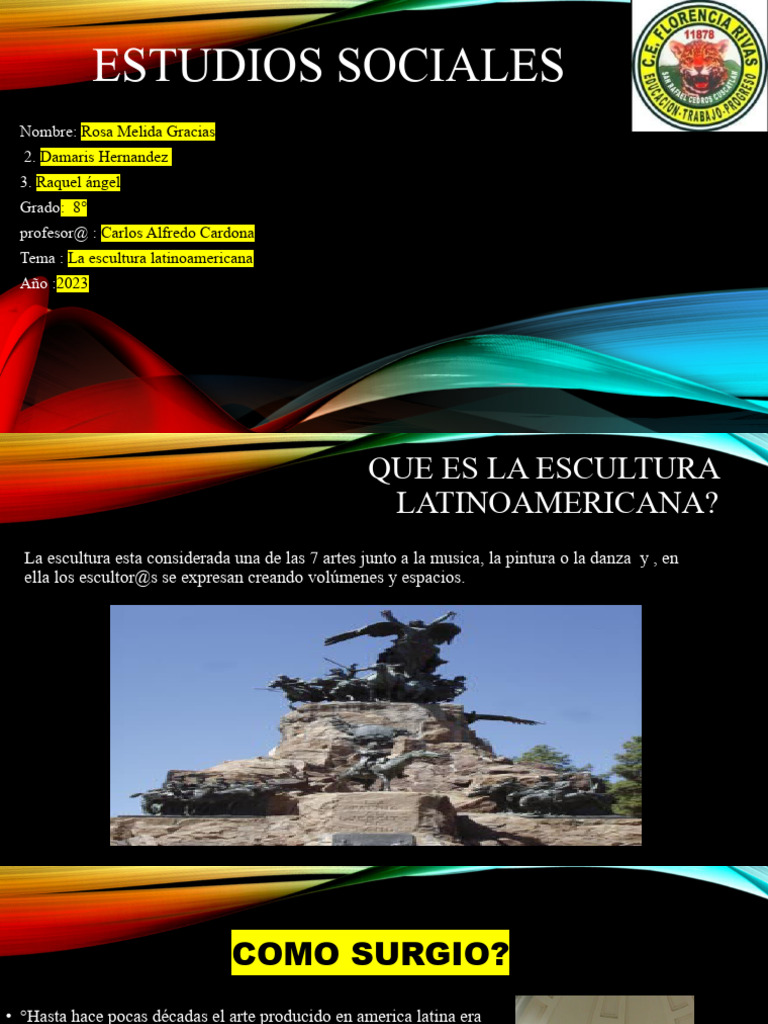 Estudios Sociales, 2023 | PDF | Escultura