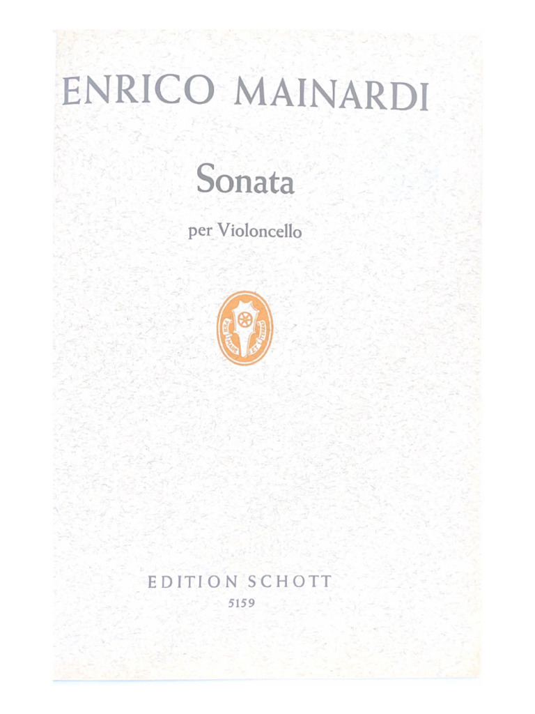 Enrico Mainardi | PDF