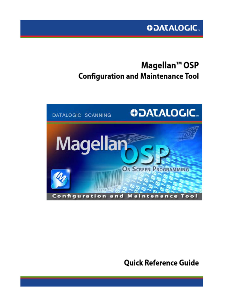 Magellan OSP | PDF | Image Scanner | Menu (Computing)