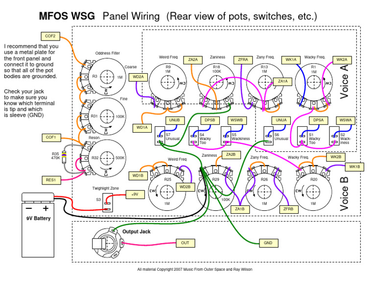 Front Panel Wiring Diagram 0909 Assembly 2 | PDF