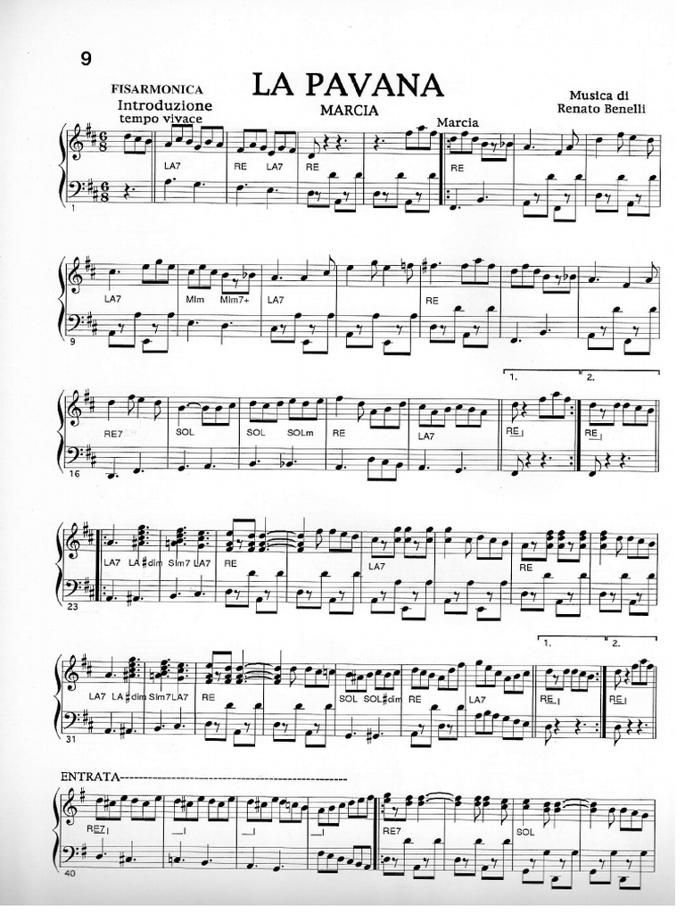 La Pavana Marcia | PDF