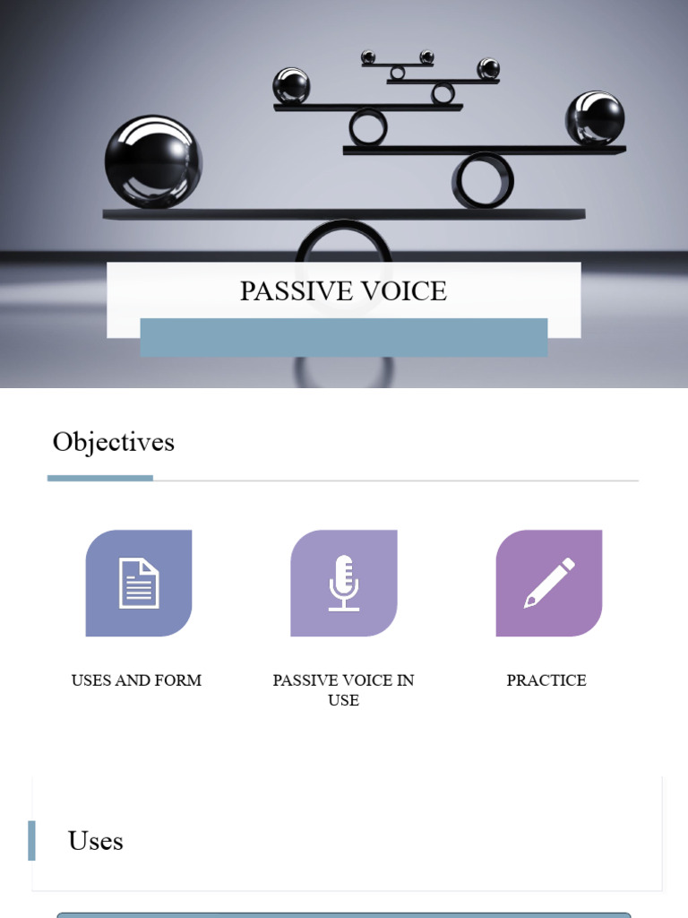 Passive Voice | PDF