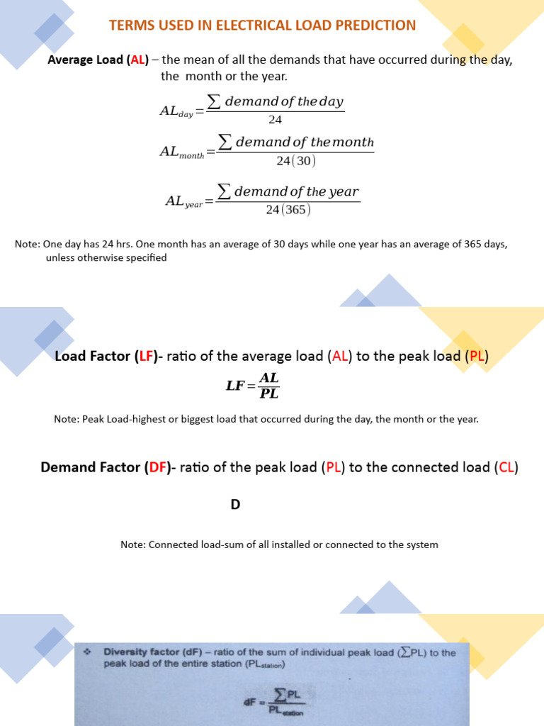 Electrical Load Prediction Terms | PDF | Power Station | Electric Power