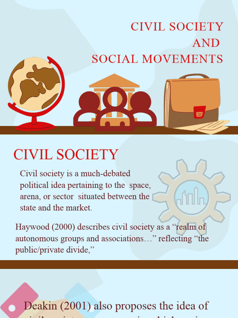 PPG PPT - Civil Society and Social Movements | PDF | Market (Economics ...