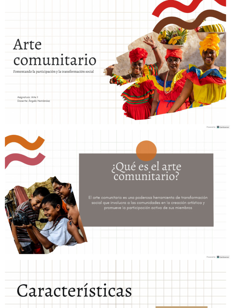 Arte comunitario diapositivas | PDF