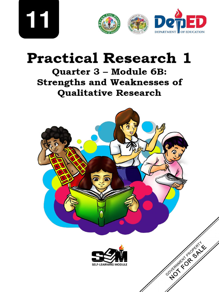 Q3 Practical Research 1 Module 6B W2 | PDF | Qualitative Research ...
