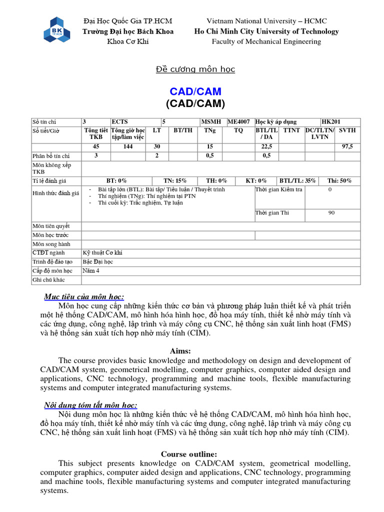 Me4007-Cad Cam | PDF