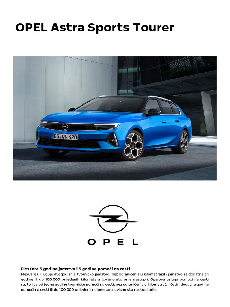 HR Astra Sports Tourer MY24A 2024 01 16 | PDF