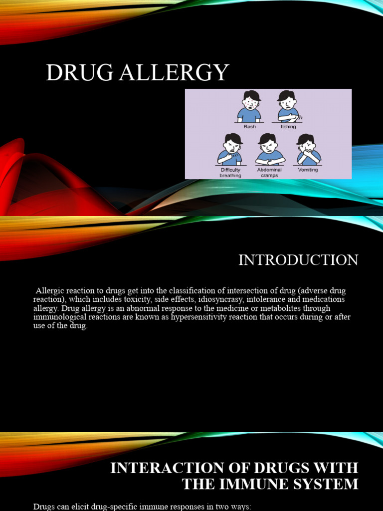 Drug allergy | PDF | Allergy | Immune System