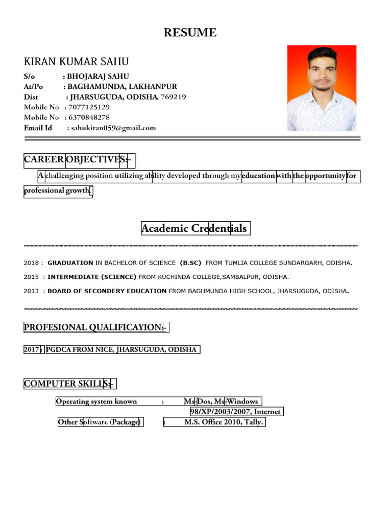 KK Resume | PDF